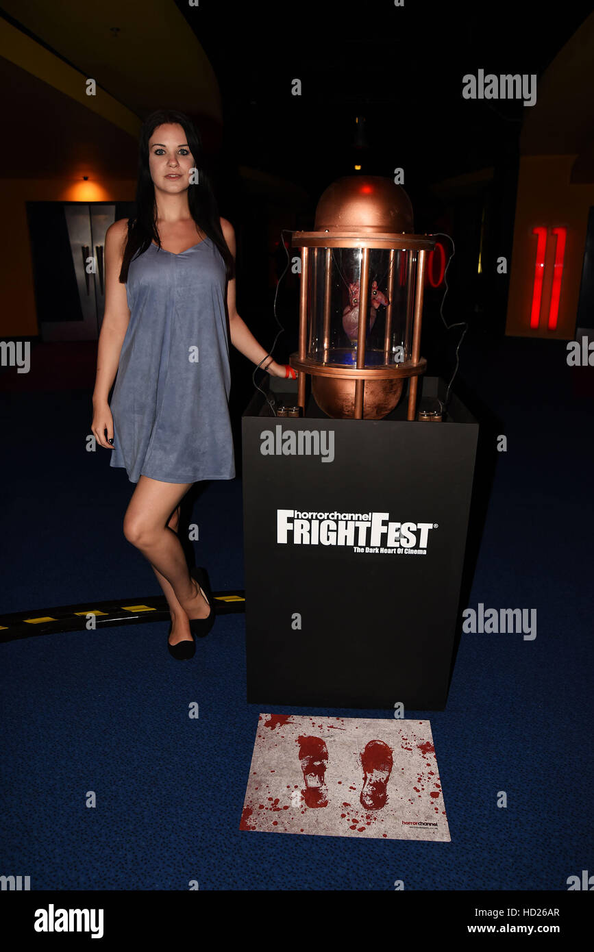 Jessica Ann attending the premiere of 'Egomaniac', part of FrightFest ...