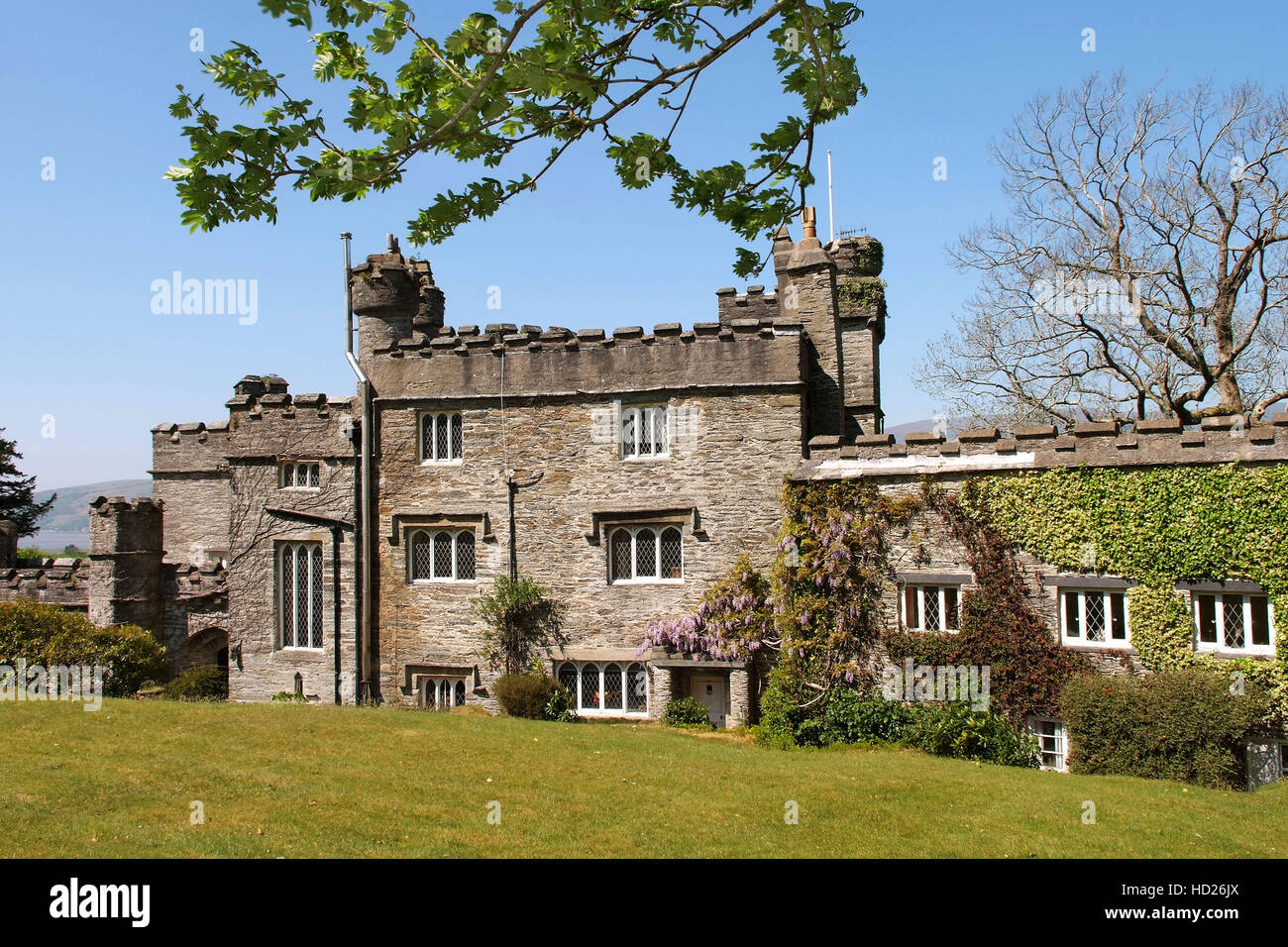 Glandyfi castle, powys hi-res stock photography and images - Alamy