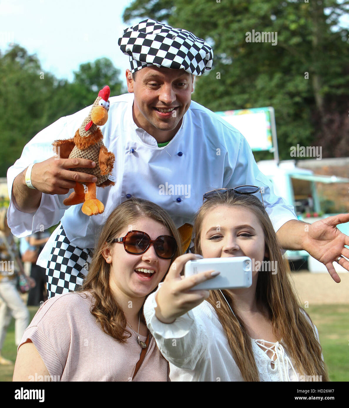Paul Hollywood presents a baking demonstration at the BBC Good Food ...