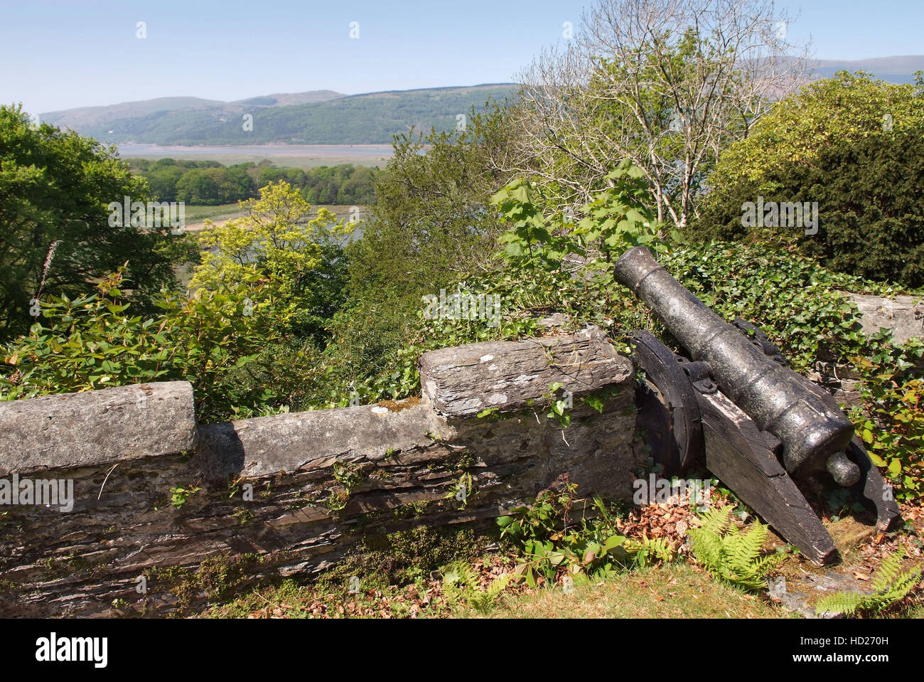 Glandyfi Castle,Machynlleth,Powys,Wales,UK, a mock castle built in 1820 ...