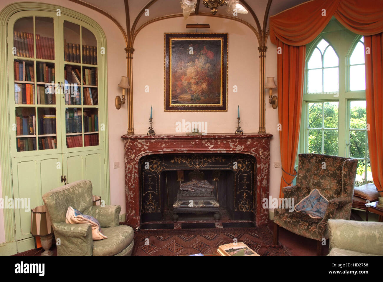 Glandyfi Castle,Machynlleth,Powys,Wales,UK, a mock castle built in 1820 ...