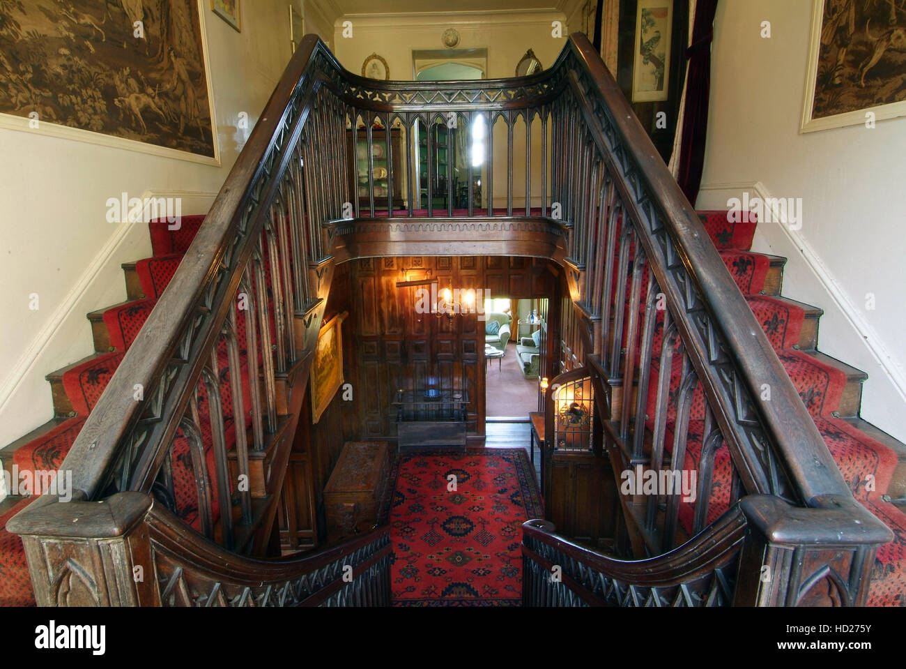 Glandyfi Castle,Machynlleth,Powys,Wales,UK, a mock castle built in 1820 ...