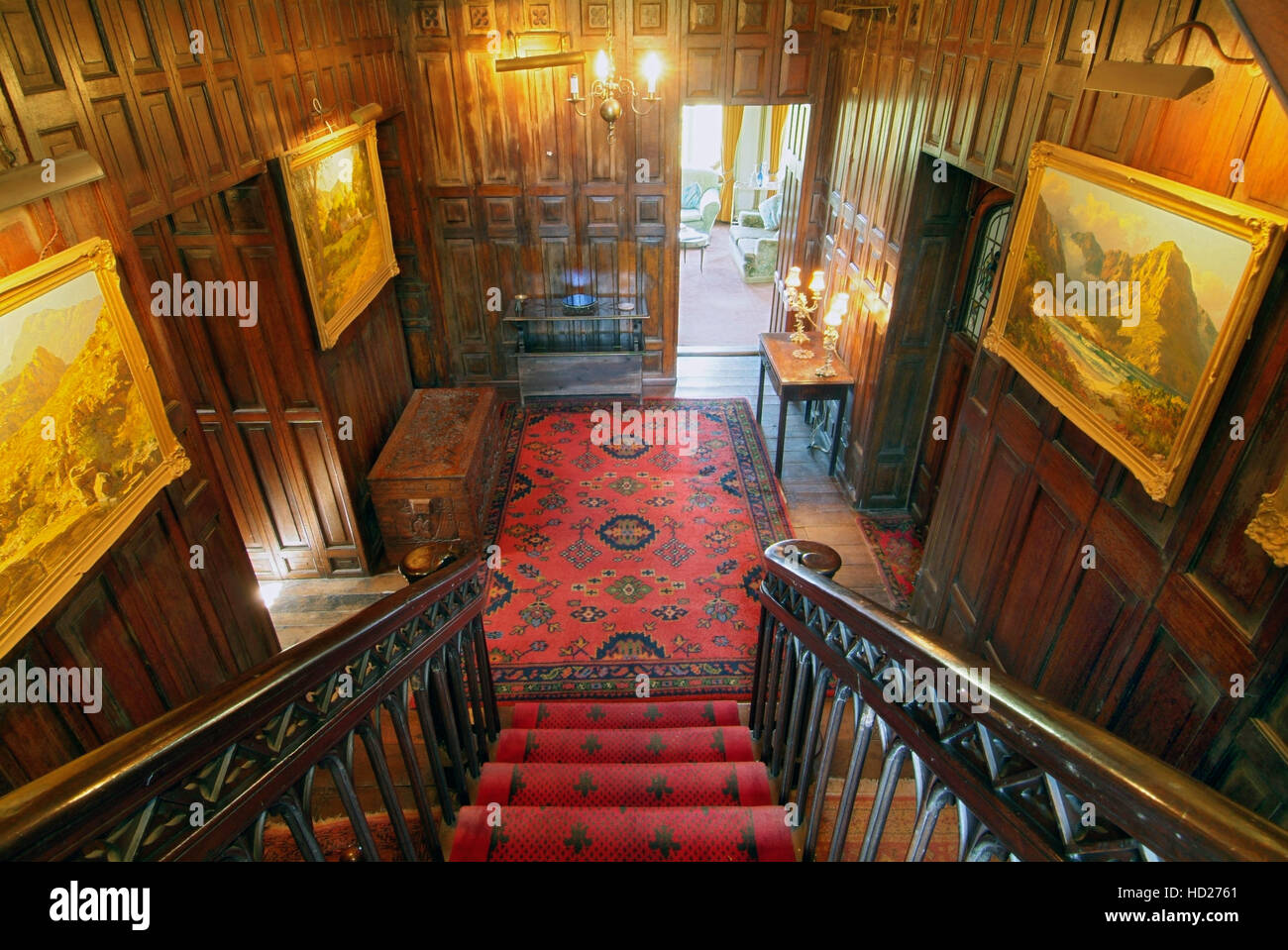 Glandyfi Castle,Machynlleth,Powys,Wales,UK, a mock castle built in 1820 ...