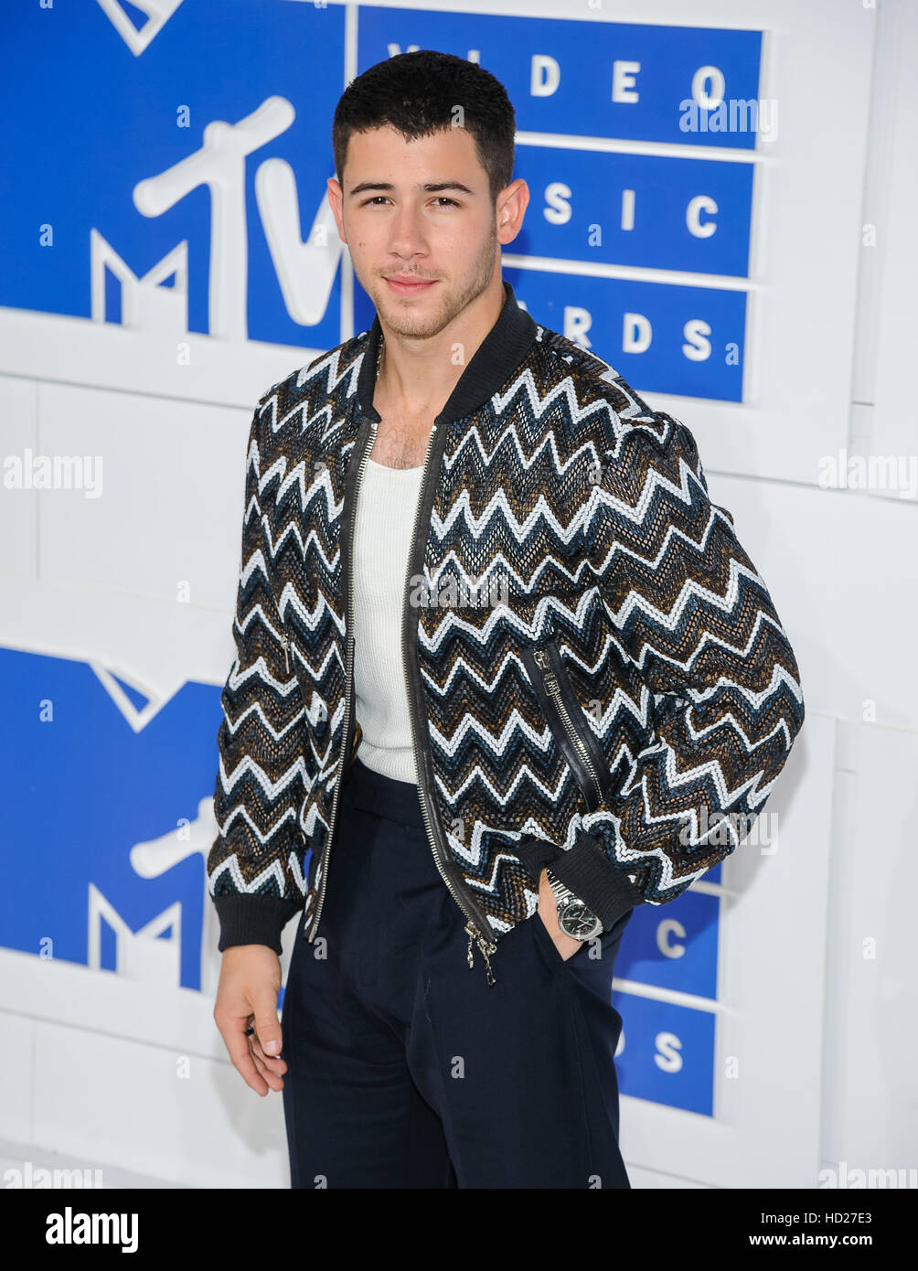 2016 MTV Video Music Awards at Madison Square Garden Featuring: Nick ...