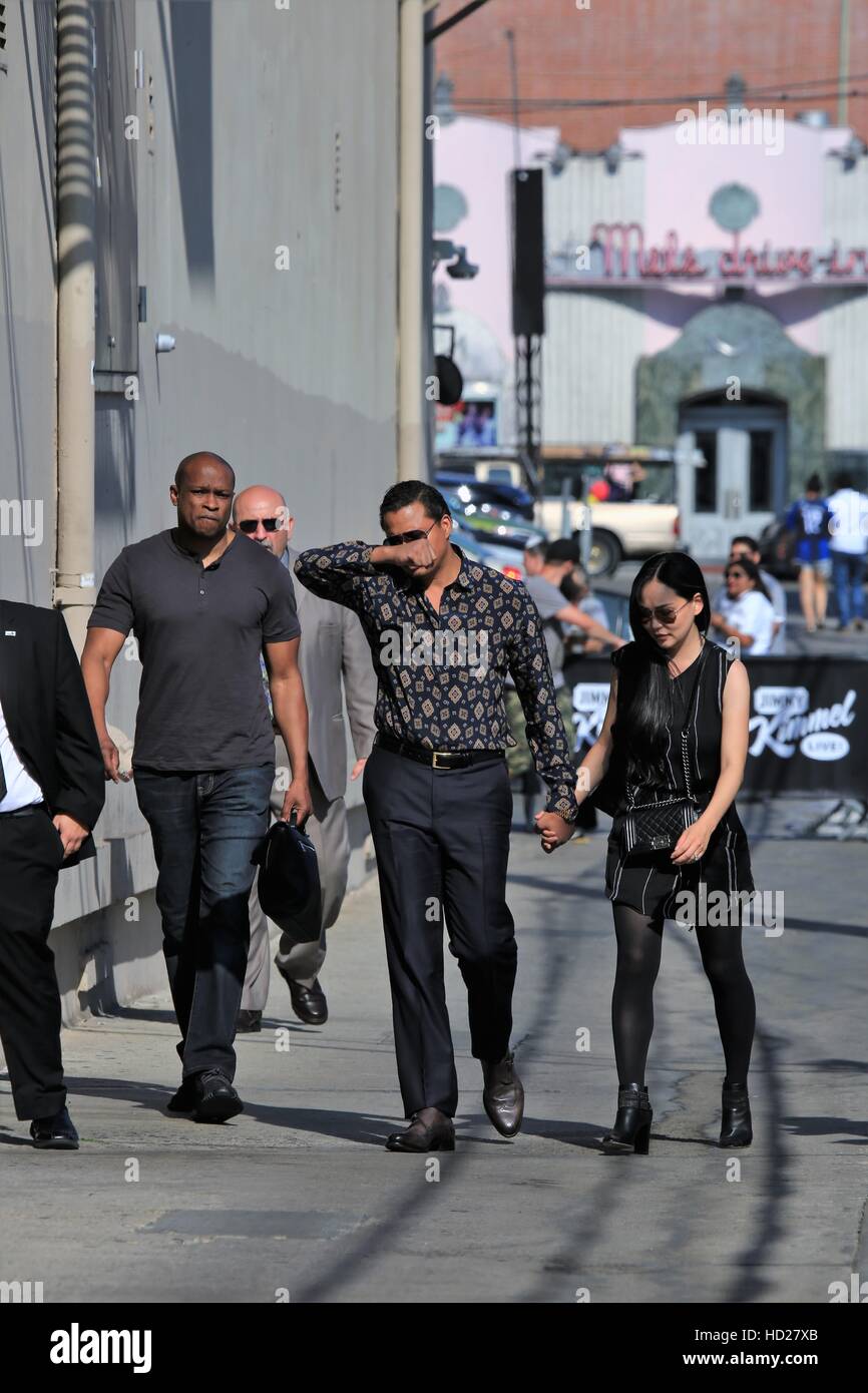 Terrence Howard seen arriving at the ABC studios with for Jimmy Kimmel ...
