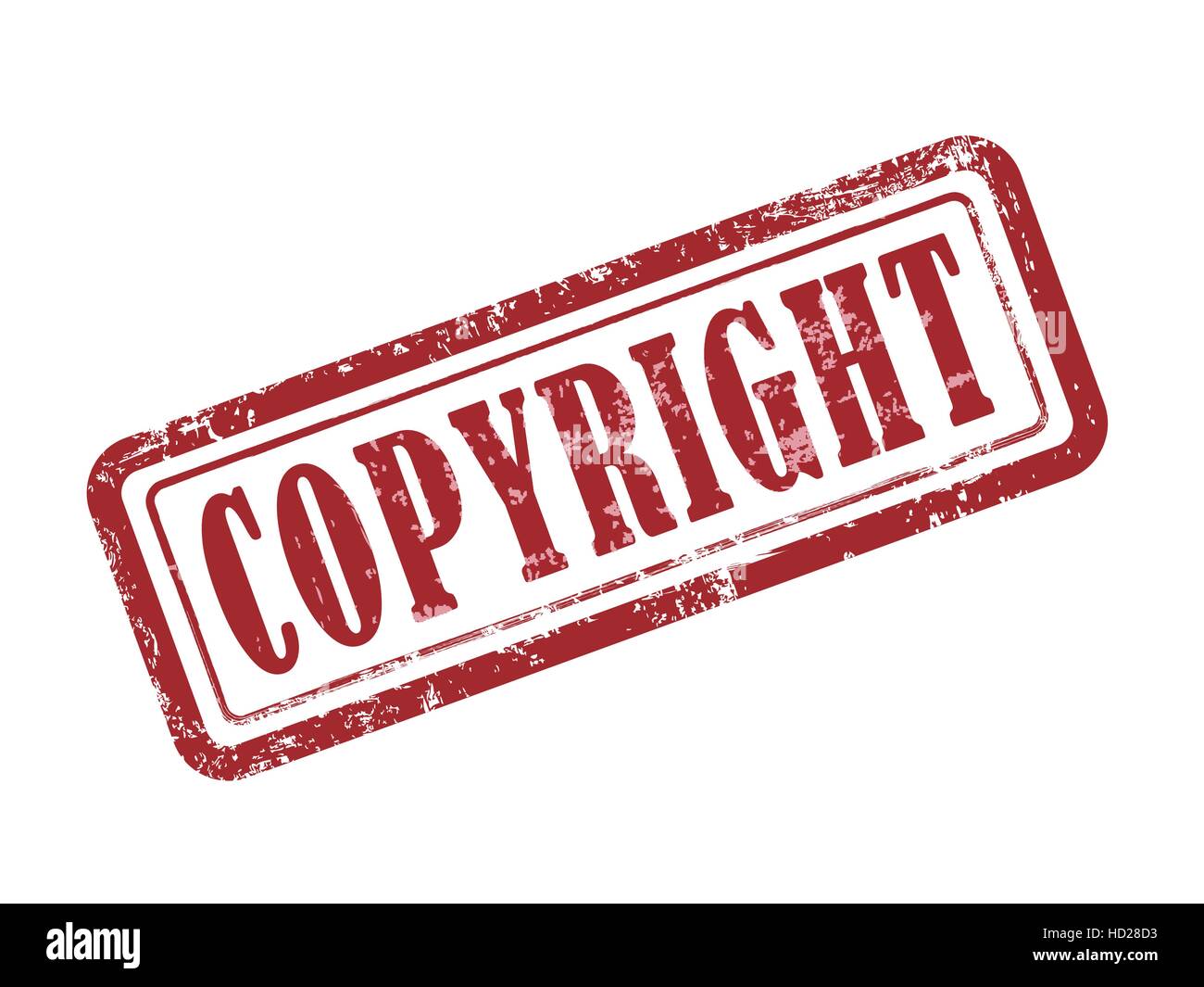 stamp copyright in red over white background Stock Vector Image & Art ...