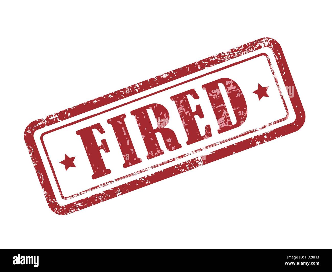stamp fired in red over white background Stock Vector Image & Art - Alamy
