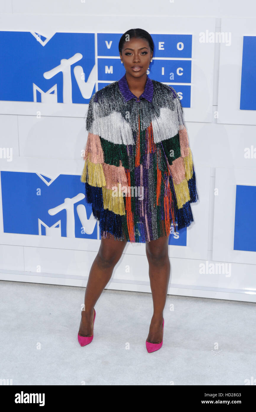 Justine Skye attending the MTV Video Music Awards 2016 at the Madison ...