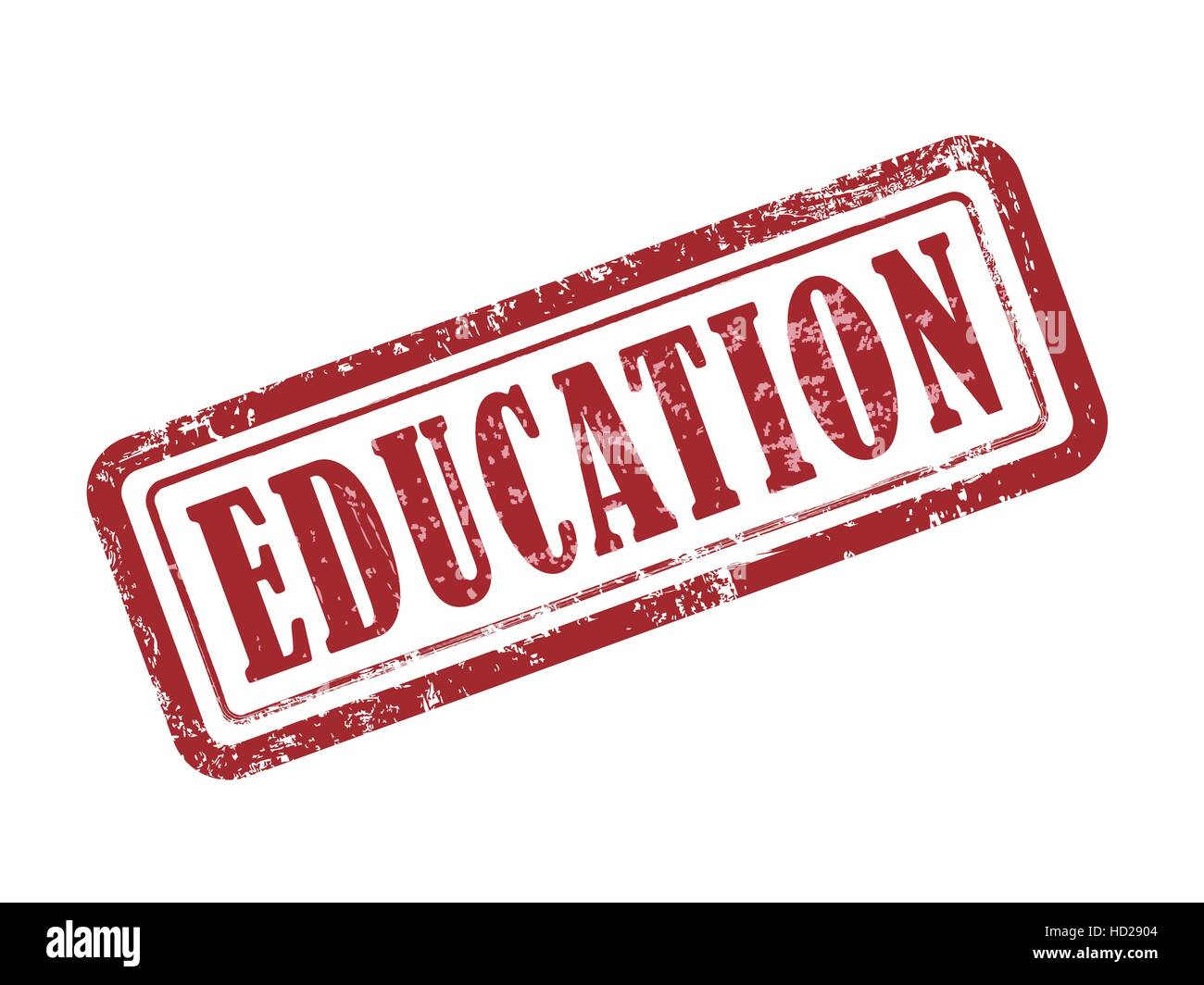 stamp education in red over white background Stock Vector Image & Art ...