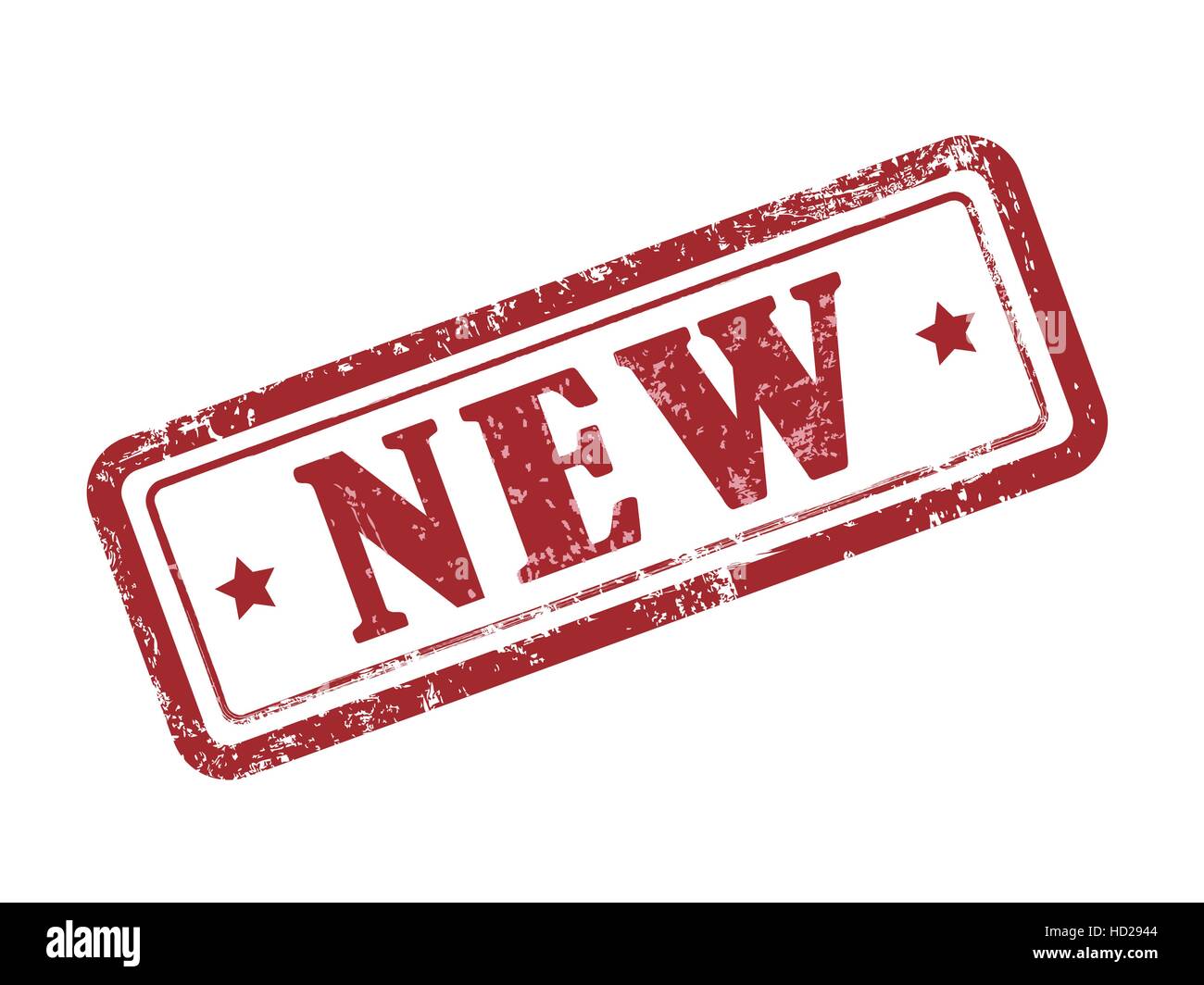 stamp new in red over white background Stock Vector Image & Art - Alamy