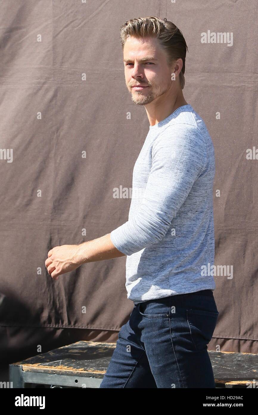 Derek Hough and Marilu Henner seen at Universal Studios where they were ...