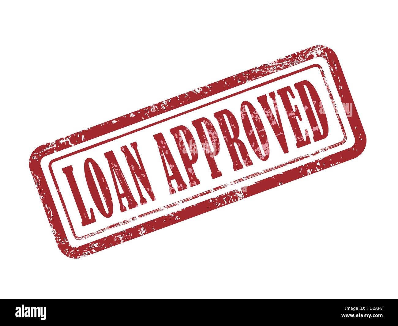 Loan approve vector vectors Cut Out Stock Images & Pictures - Alamy