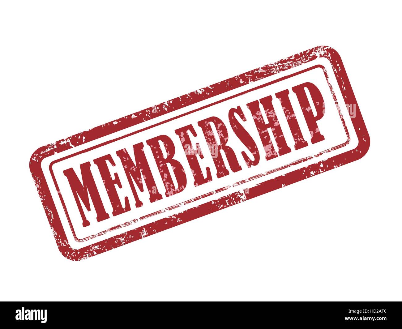 stamp membership in red over white background Stock Vector Image & Art ...