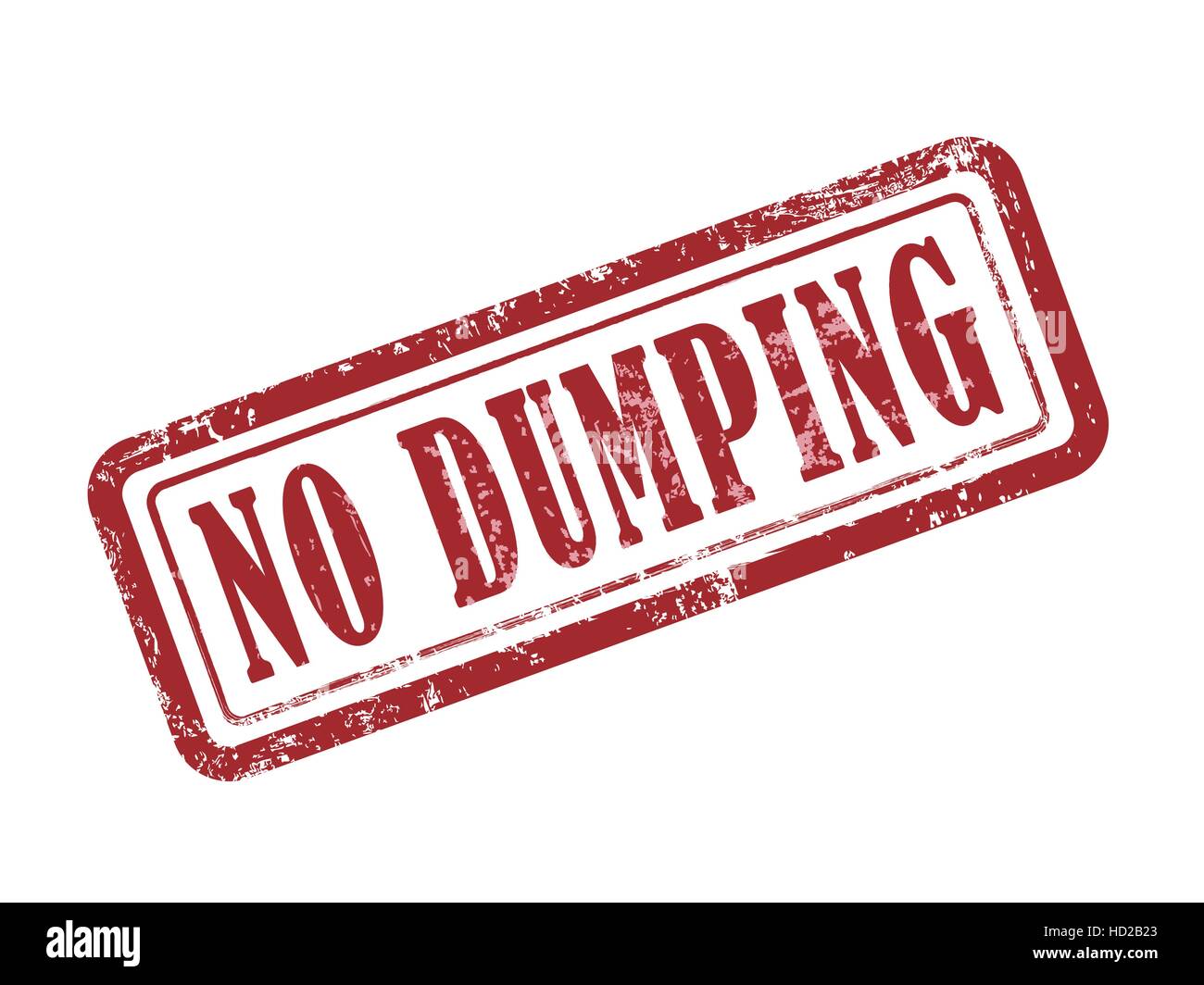 No dumping refuse notice garbage hi-res stock photography and images ...