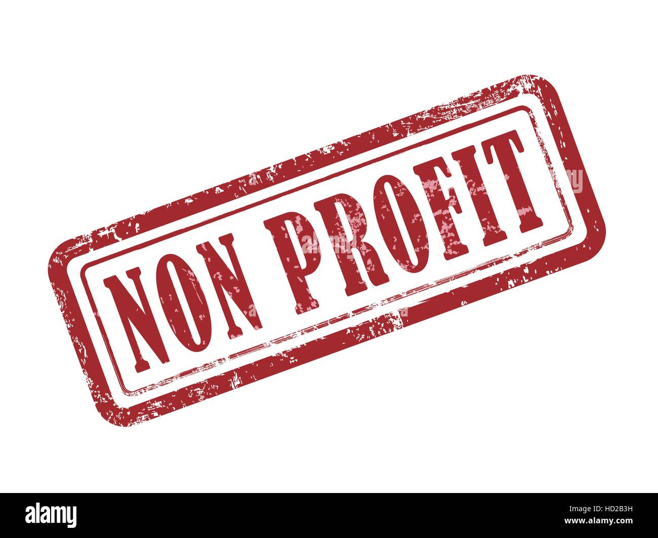 stamp non profit in red over white background Stock Vector Image & Art ...