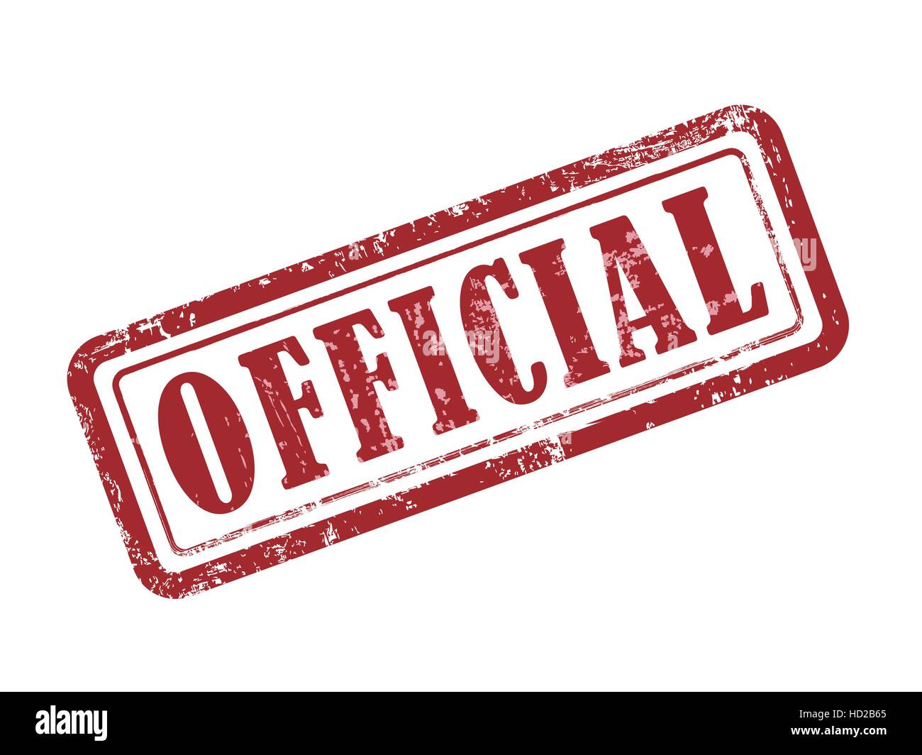 stamp official in red over white background Stock Vector Image & Art ...