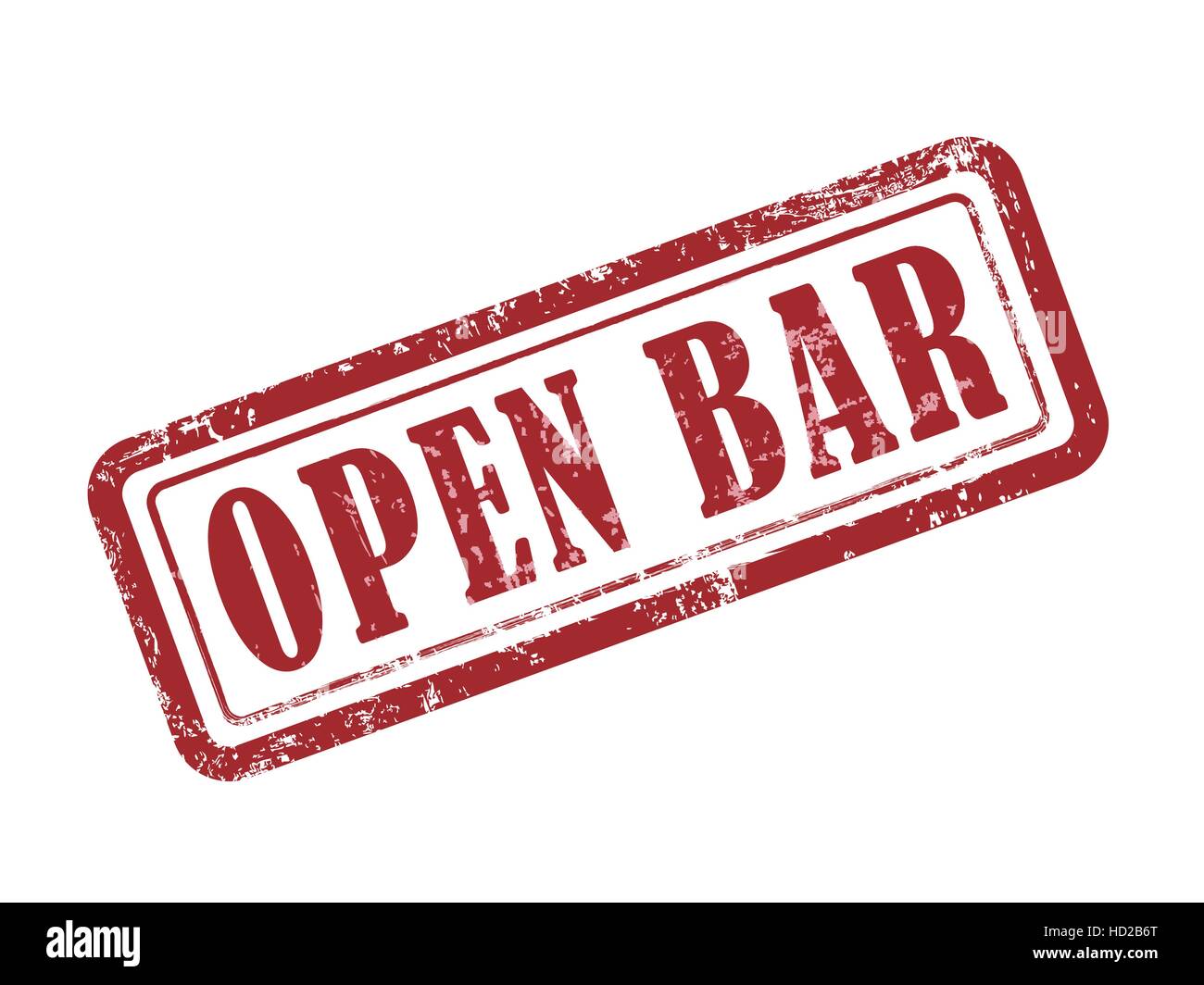 stamp open bar in red over white background Stock Vector Image & Art ...