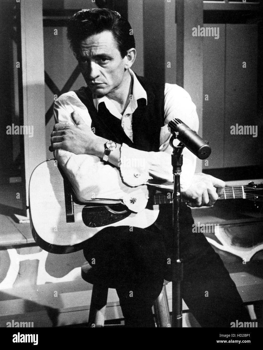 Johnny Cash, circa early 1960s Stock Photo - Alamy