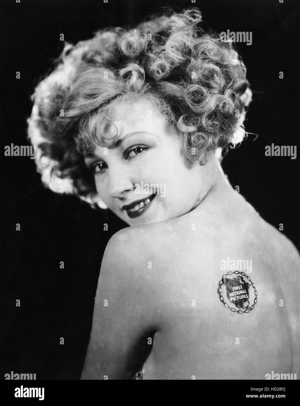 Joyce Compton, signed -- and tattooed -- by First National Studios ...