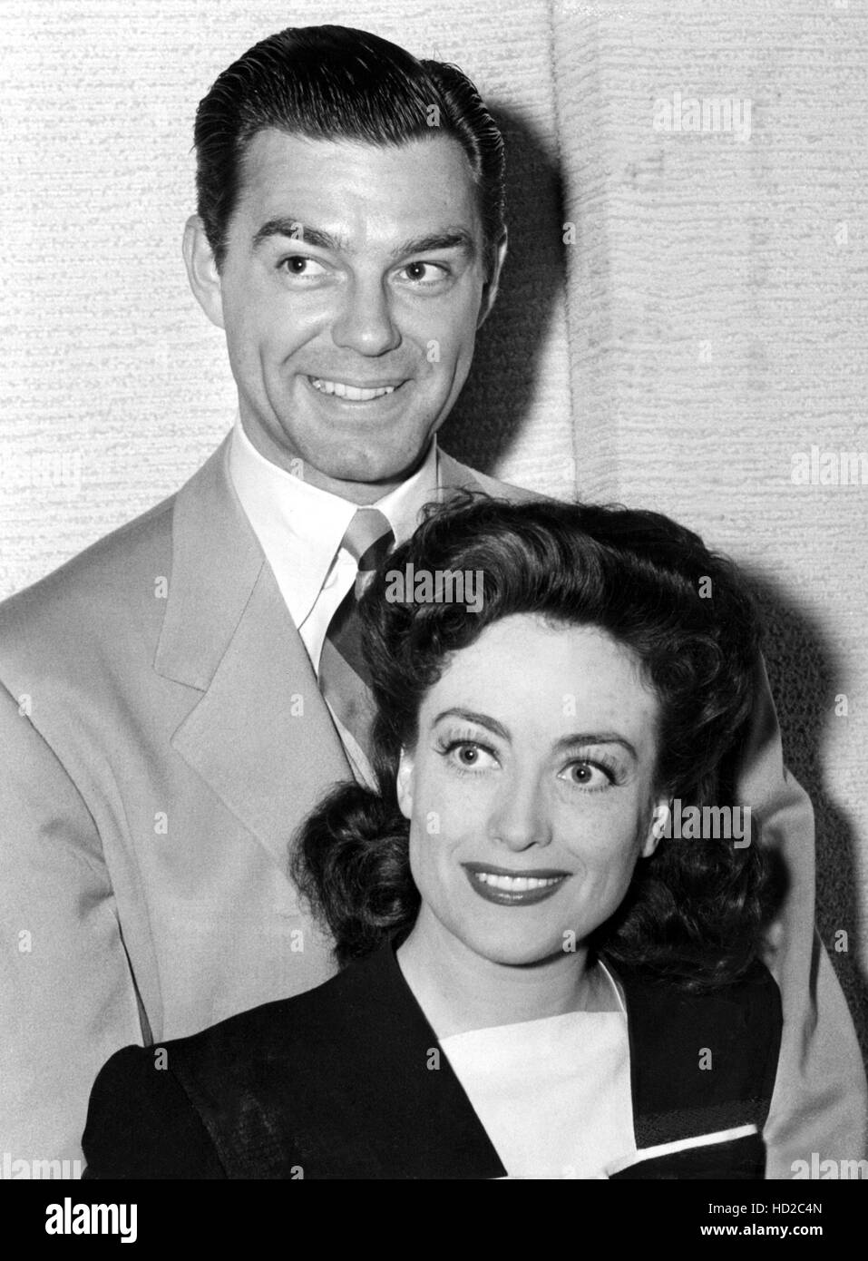 Newlyweds PHILLIP TERRY and JOAN CRAWFORD pose for a photograph, 7/21 ...
