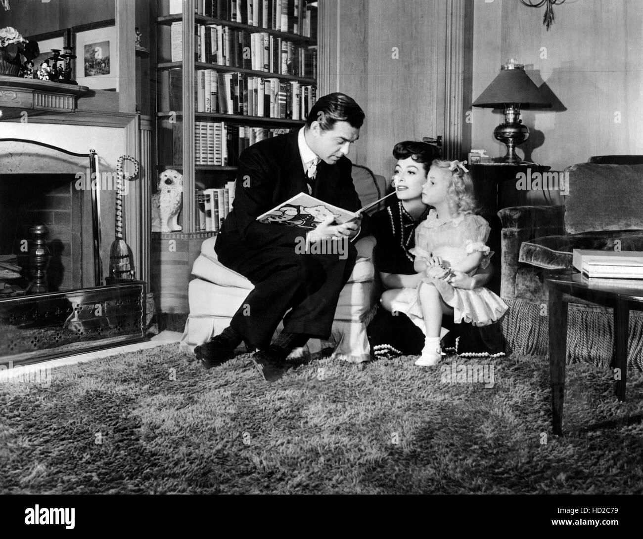 Philip Terry with wife Joan Crawford and adopted daughter, Christina ...