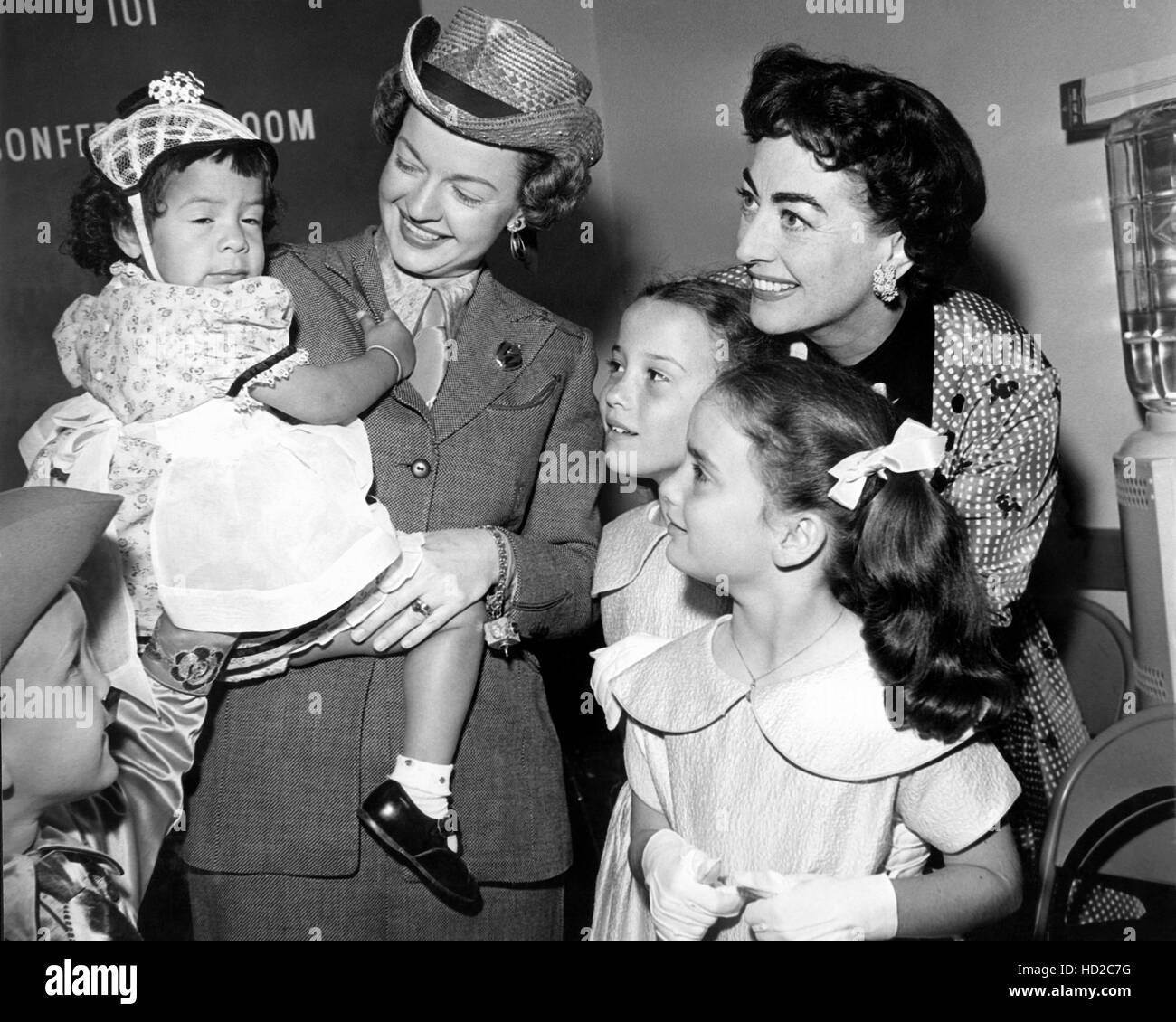Dale Evans, with daughter Doe, Joan Crawford, with daughters Cindy and ...