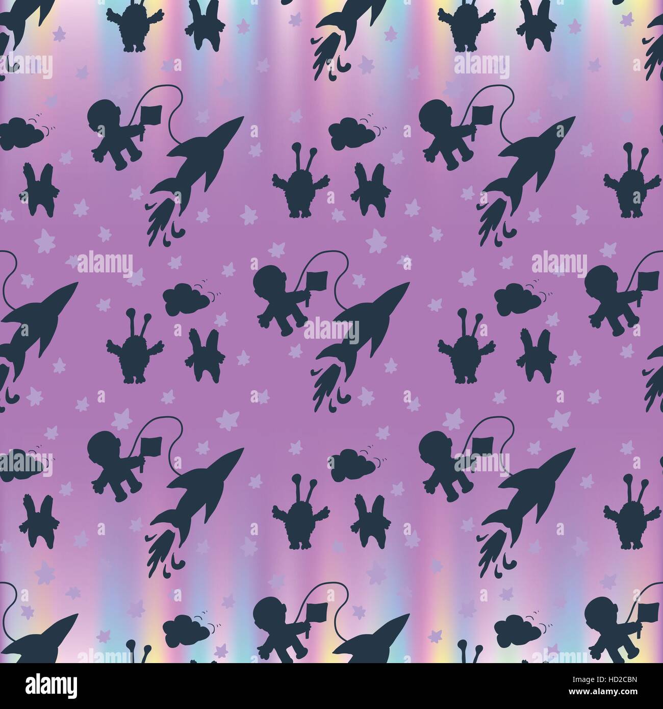 Pattern modern style delicate color. Space background with stars Stock ...