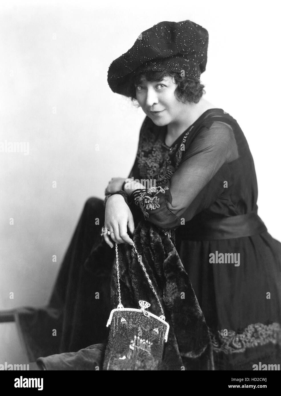 Screenwriter June Mathis, 1923 Stock Photo - Alamy
