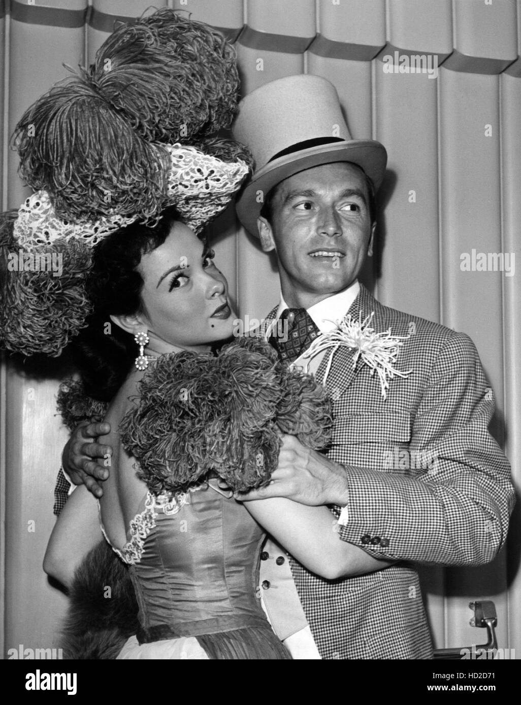 Kathryn Grayson (left), and her husband Johnny Johnston, at a costume ...