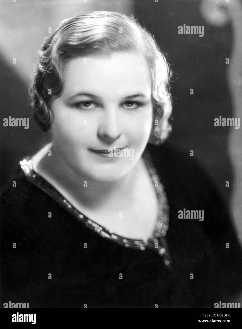Kate Smith, during 1st C.B.S. Broadcast season, 1931-32 Stock Photo - Alamy