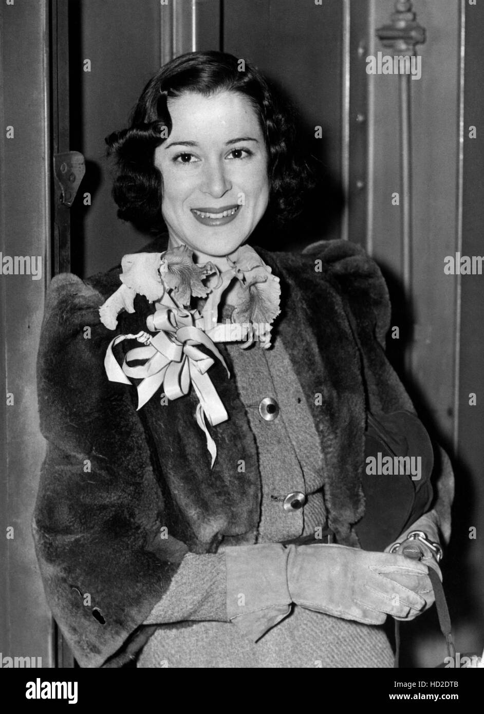 Kitty Carlisle, New York, 1939 Stock Photo - Alamy