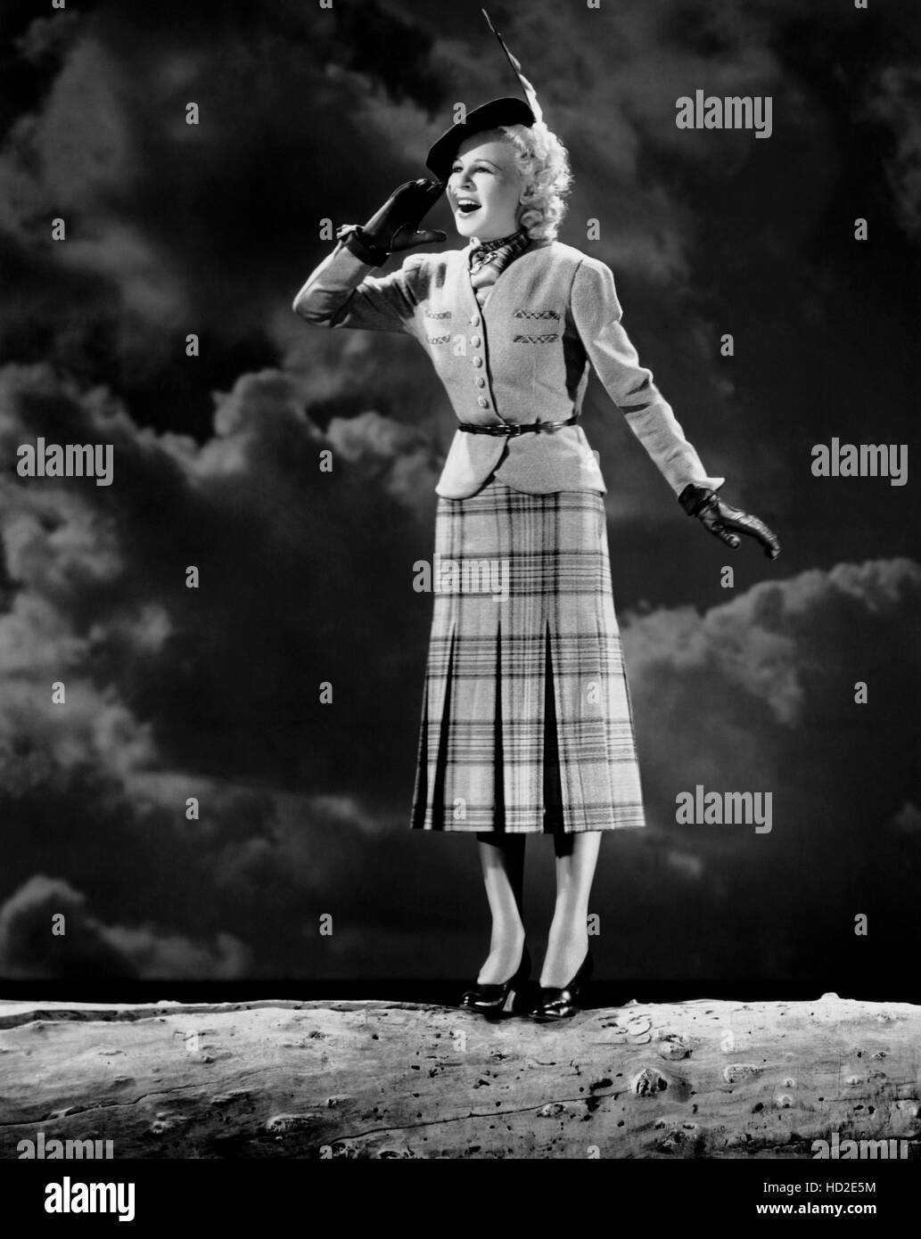 Lyda Roberti, in a publicity shot for a never-completed Hal Roach film ...