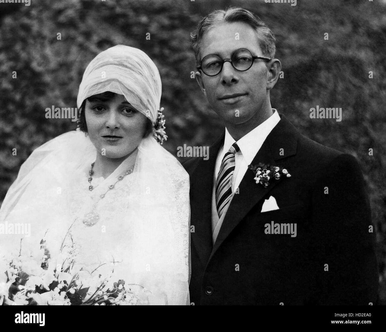 Mary Astor Husband Kenneth Hawks Post wedding Ceremony 1928 Stock
