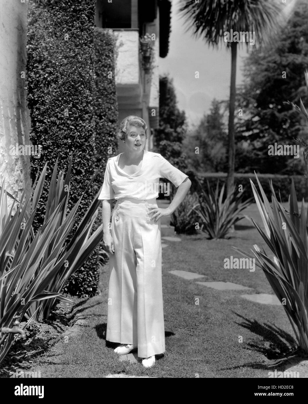 Mary Boland at home, ca. 1934 Stock Photo - Alamy