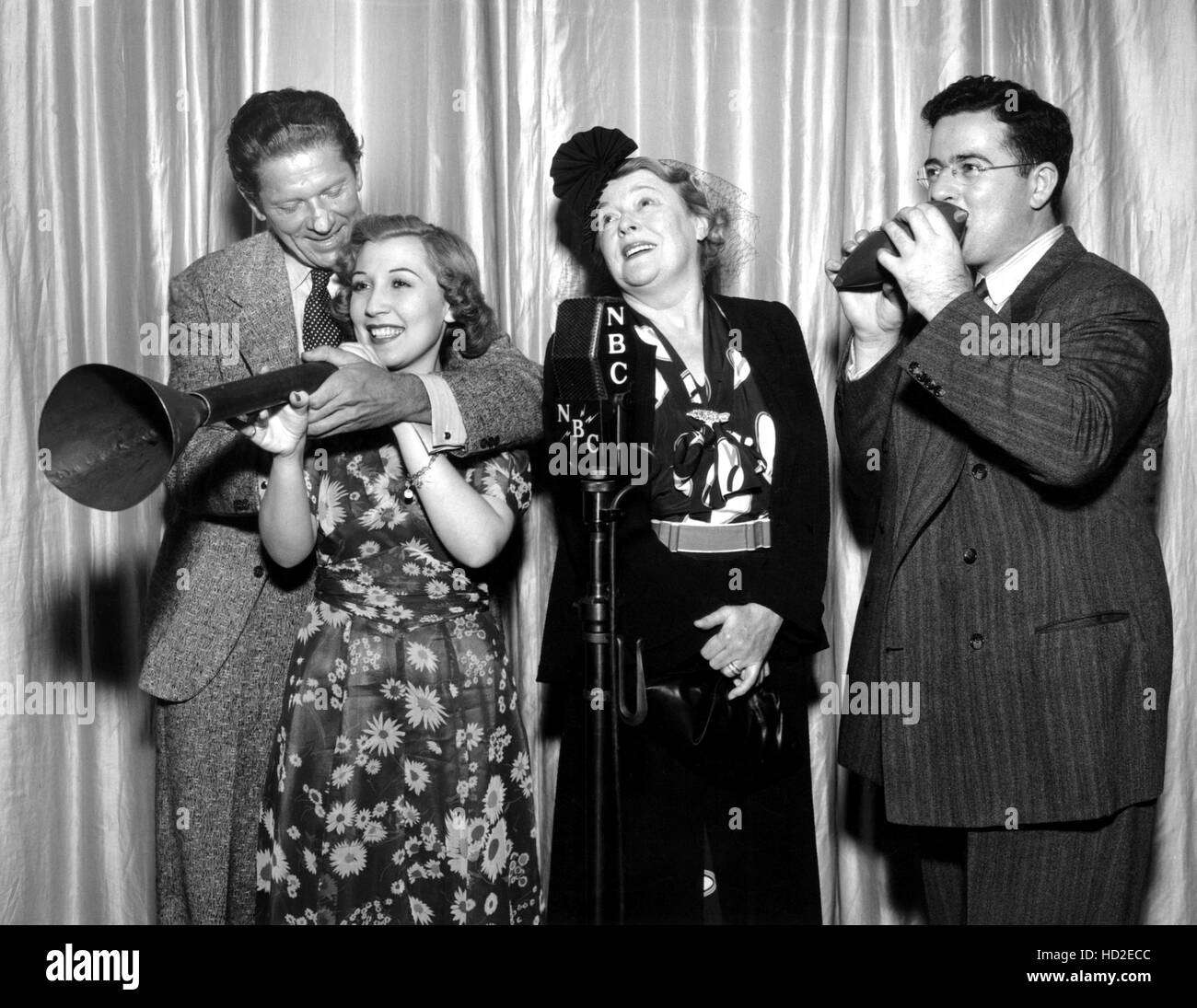 From left: Bob Burns, Josephine Tumminia, Mary Boland, John Scott ...
