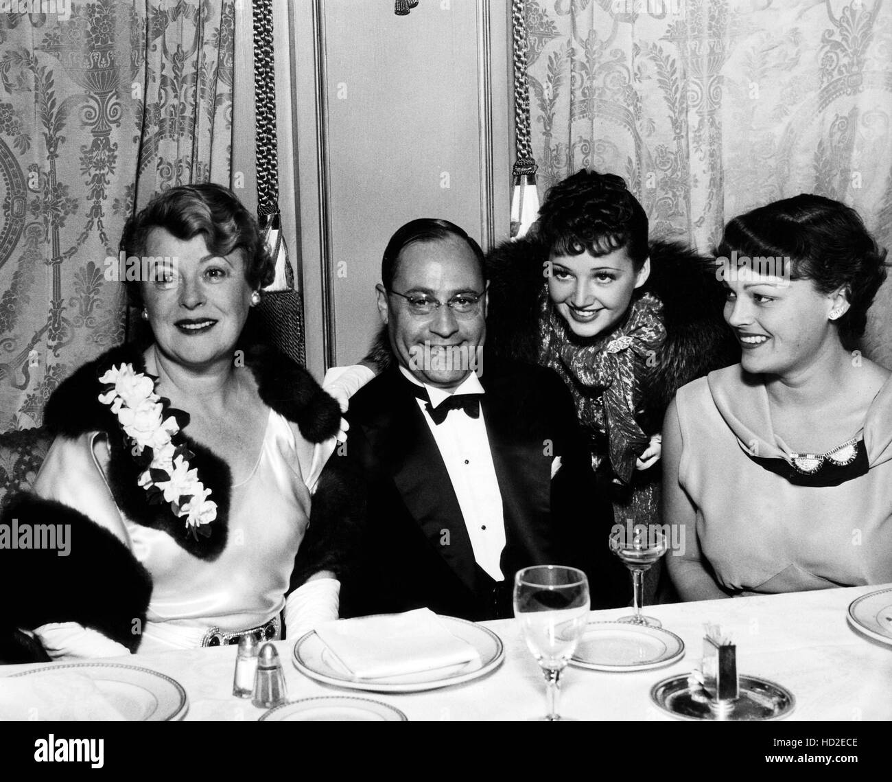 From left: Mary Boland, Emanuel Cohen, Arline Judge, Katherine DeMille ...