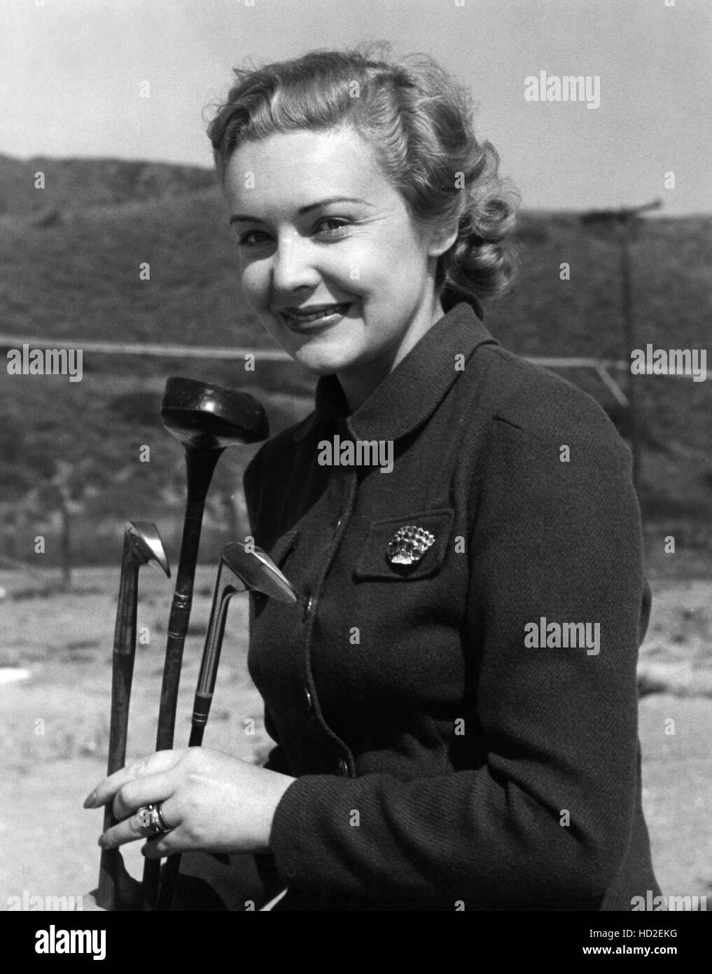 Madeleine Carroll, ca. 1940 Stock Photo - Alamy