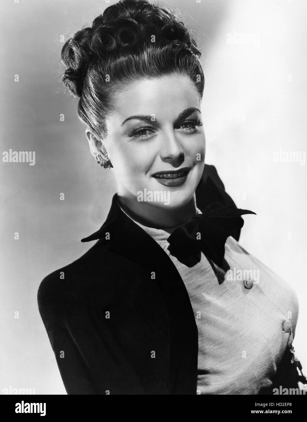Marguerite Chapman, named Number One Brunette of 1946 by the Hair ...