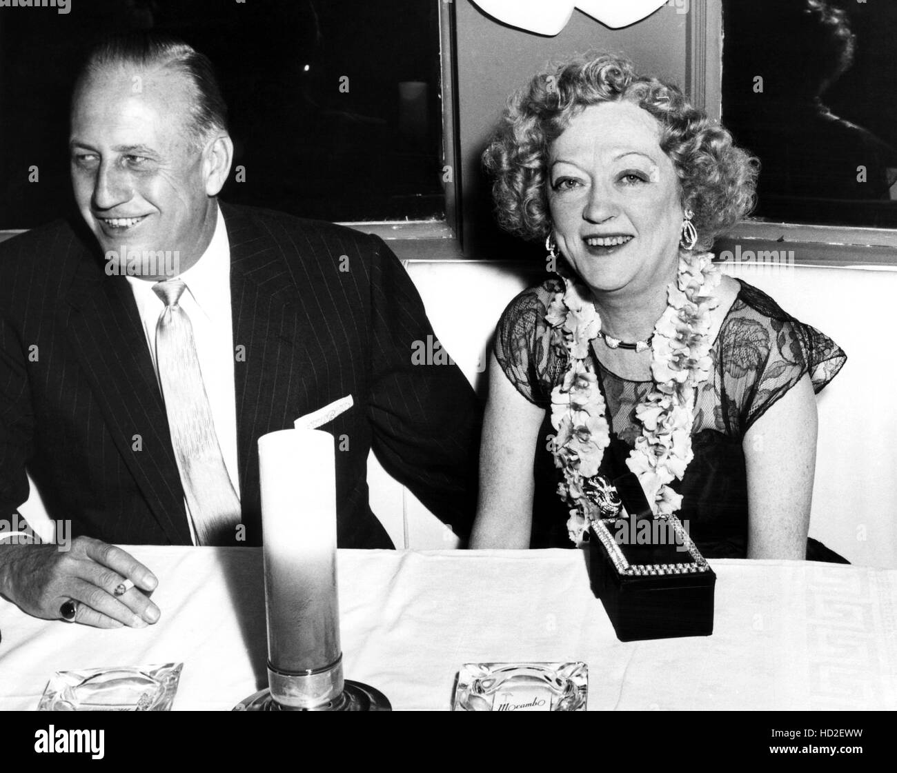 Marion Davies with husband Horace Brown at party for Walter Winchell at ...