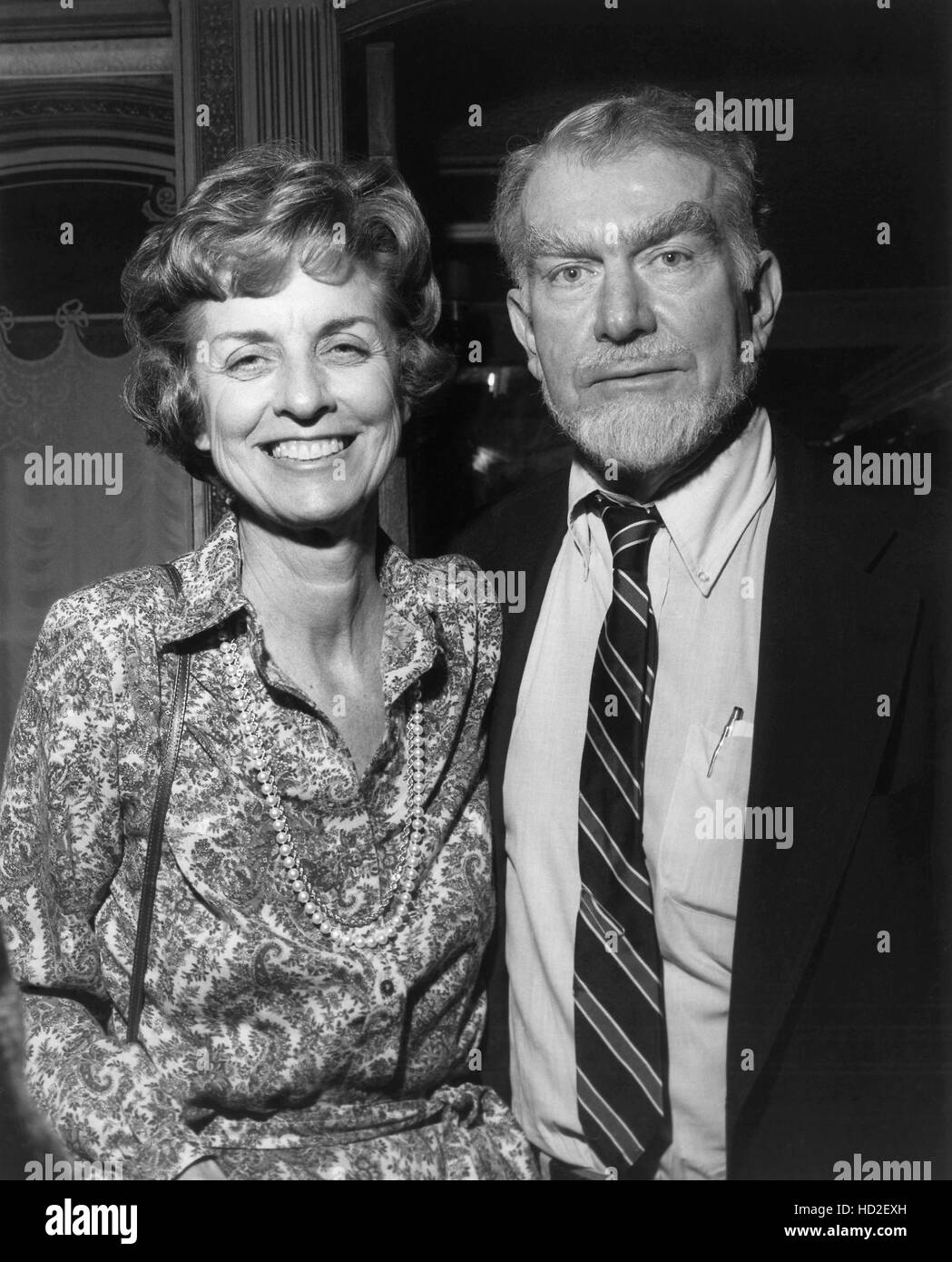 Television writers Madelyn Davis and Bob Carroll, Jr., 1981 Stock Photo ...