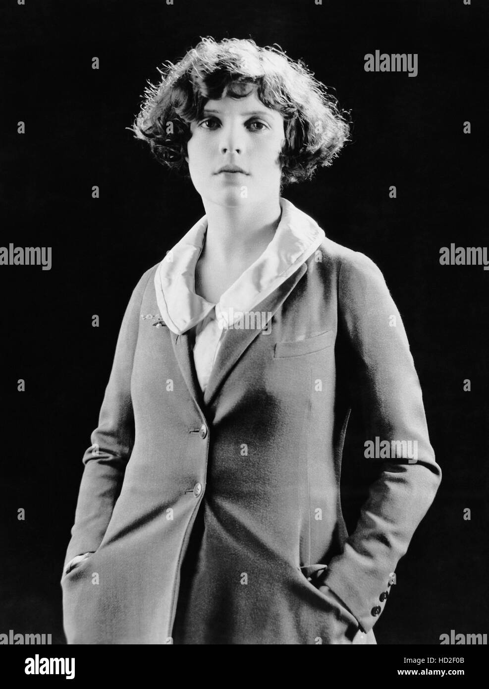 Silent movie actress Marie De Forest (aka Marie Mosquini), in 1924 ...