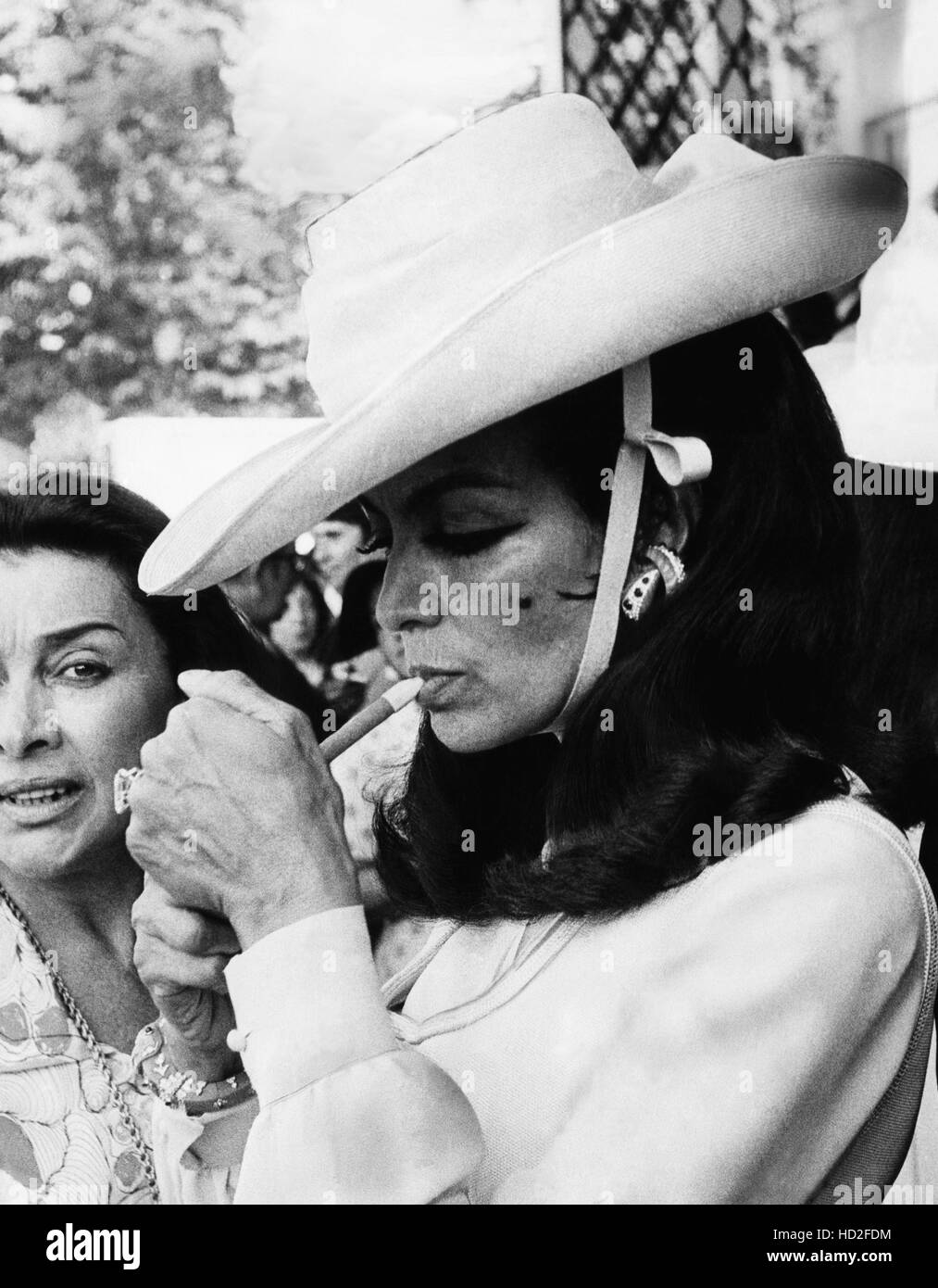 Maria Felix, at the Chantilly Race Meeting, Paris, June 1970 Stock ...