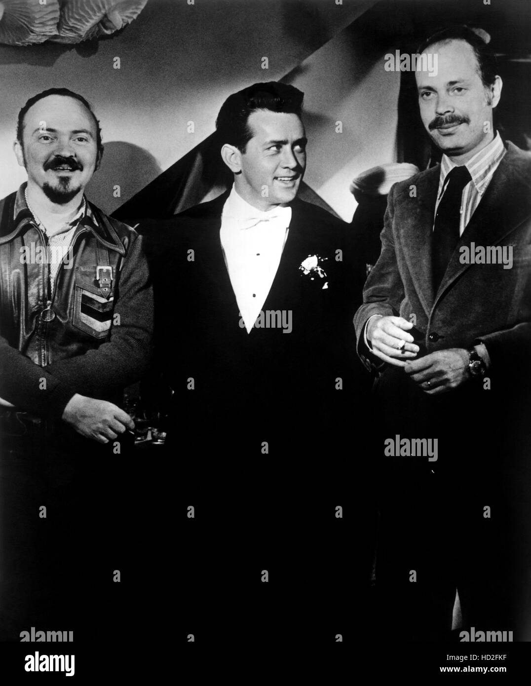 Martin Sheen (center) with William Link (left), and Richard Levinson ...