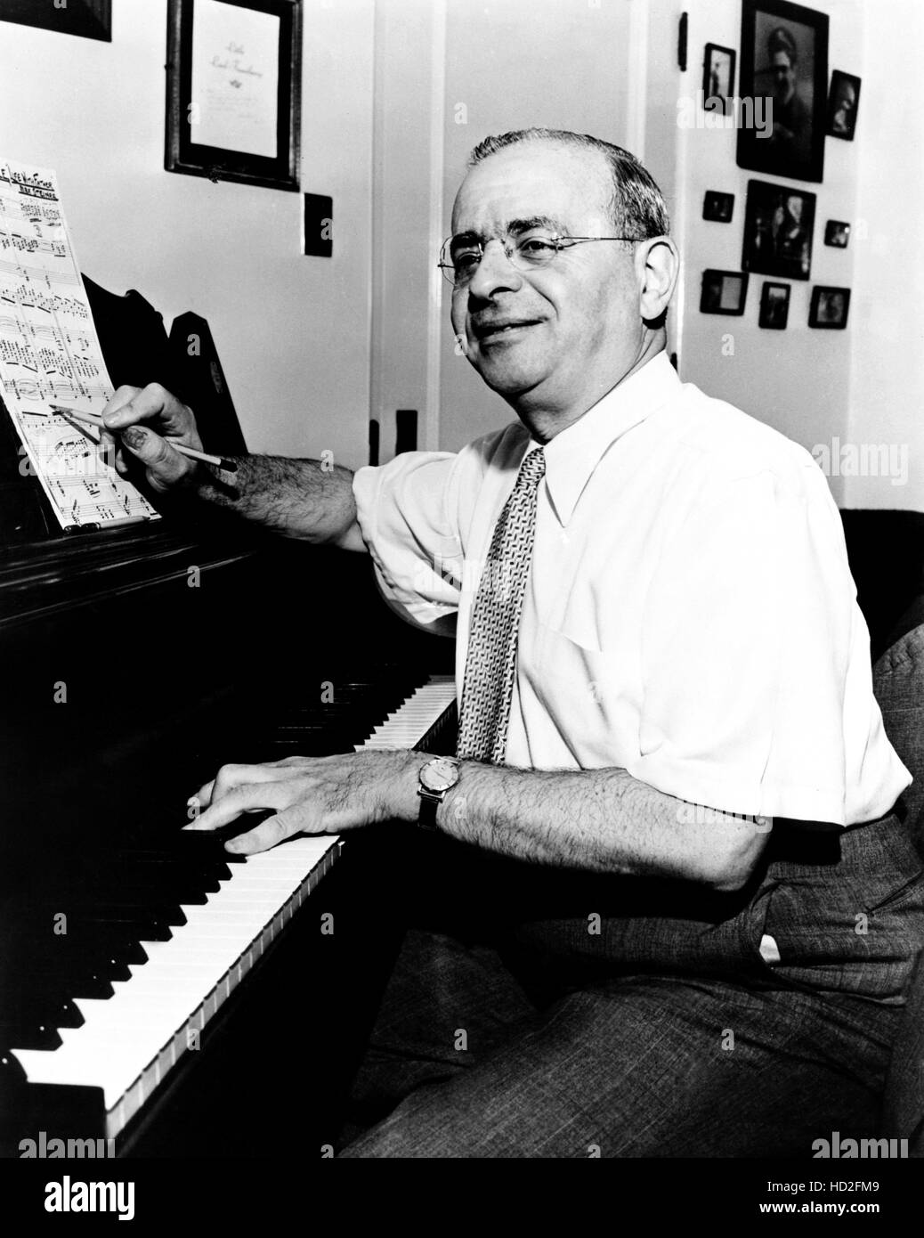 Composer Max Steiner, ca. 1950s Stock Photo - Alamy