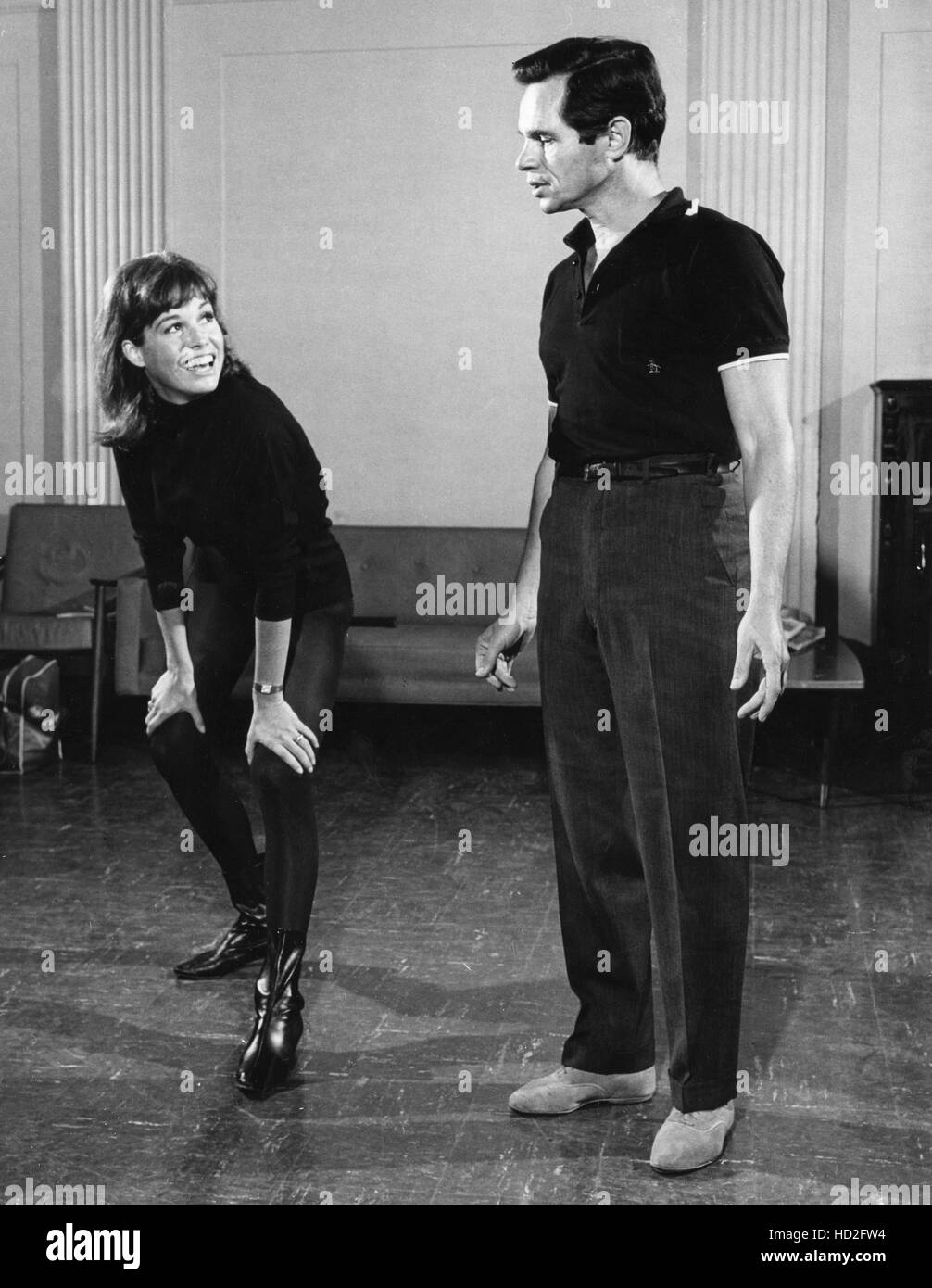 BREAKFAST AT TIFFANY'S, Mary Tyler Moore receives dance instruction ...