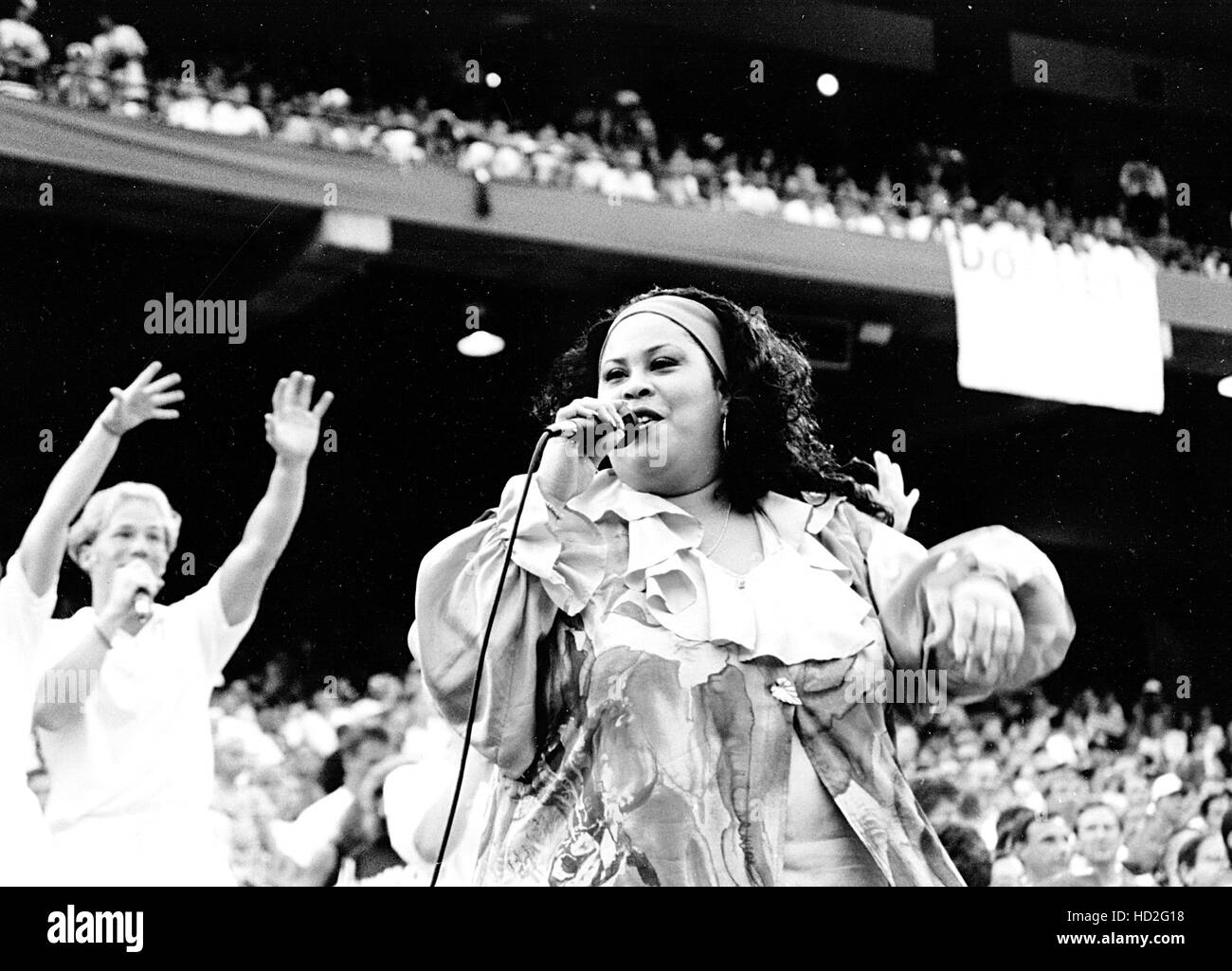 Martha Wash performing, 1980s Stock Photo - Alamy