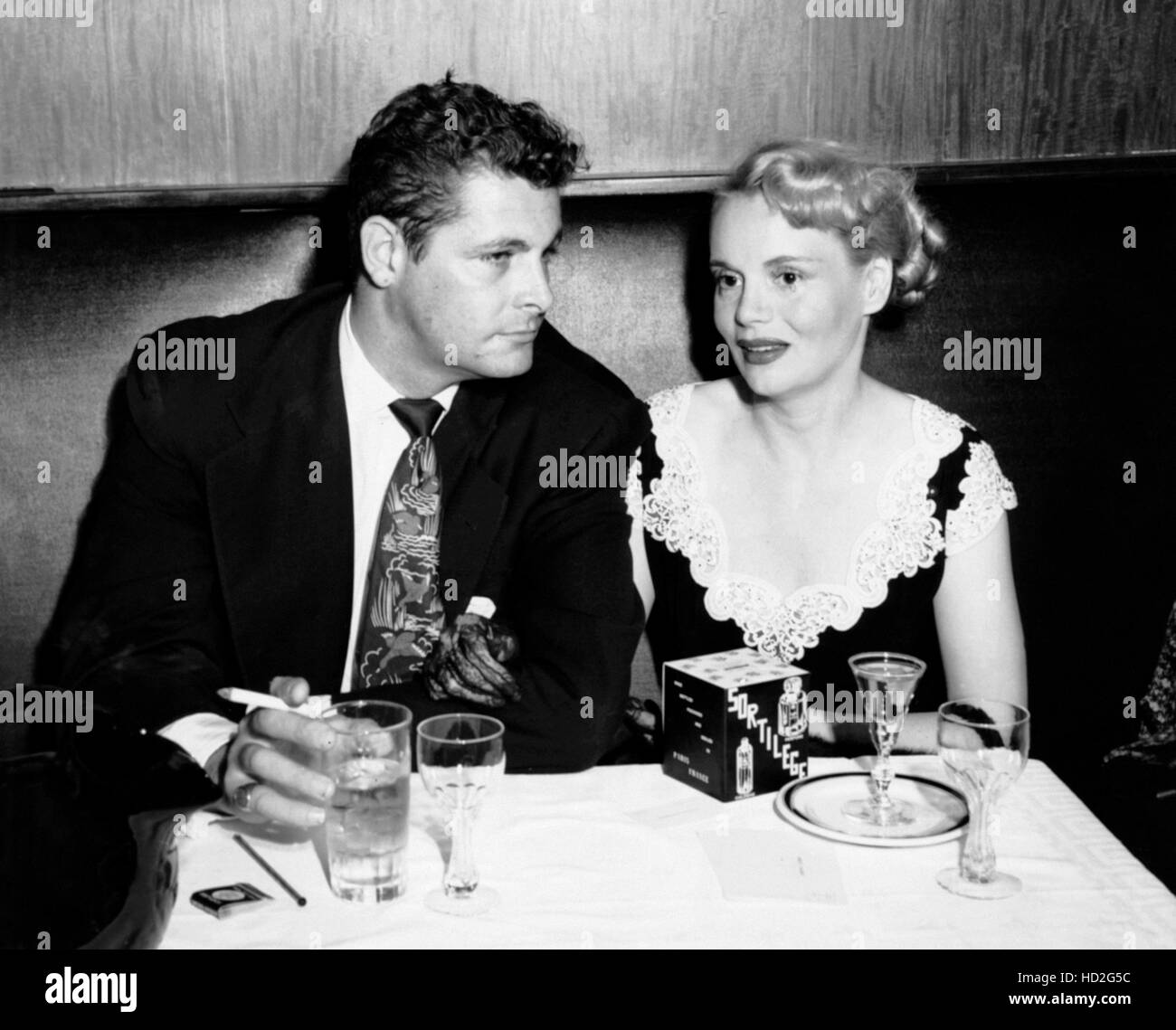 Marie Wilson, right, with her first husband, actor Allan Nixon, at the ...