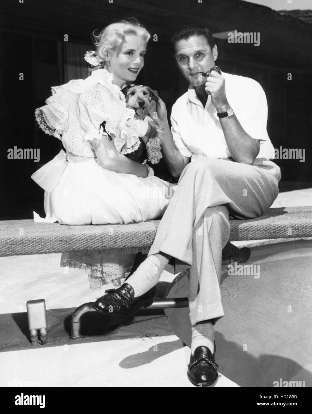 Marie Wlson, left, at the home of Cy Howard, creator of her hit radio ...