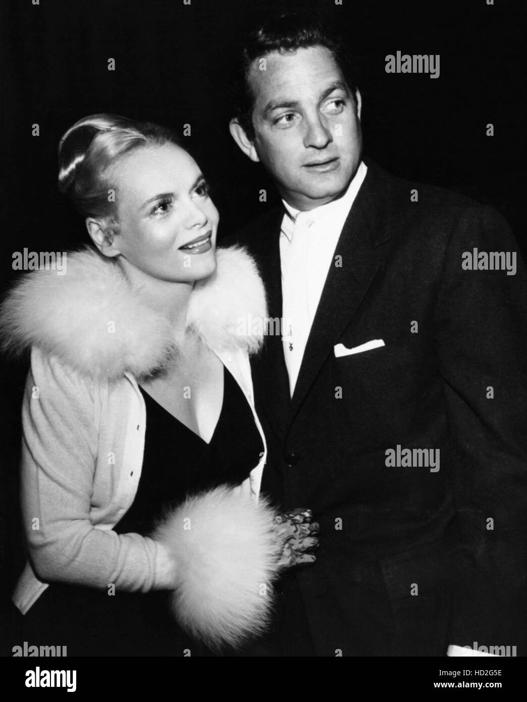 Marie Wilson, left, with her second husband, producer Robert Fallon, ca ...
