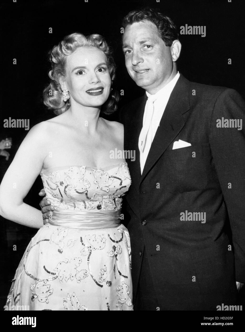 Marie Wilson, left, with her second husband, producer Robert Fallon ...